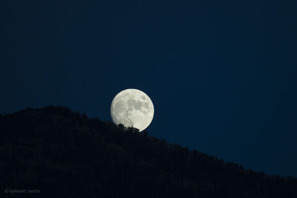 Hunter's Moon, Our Moon Rising Over Sangre de Cristo Mountains, NM ...