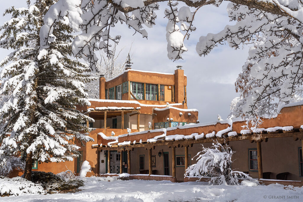 Mountain Sunset, Weeping Walls, Mabel Dodge Luhan House, Snow | Geraint ...