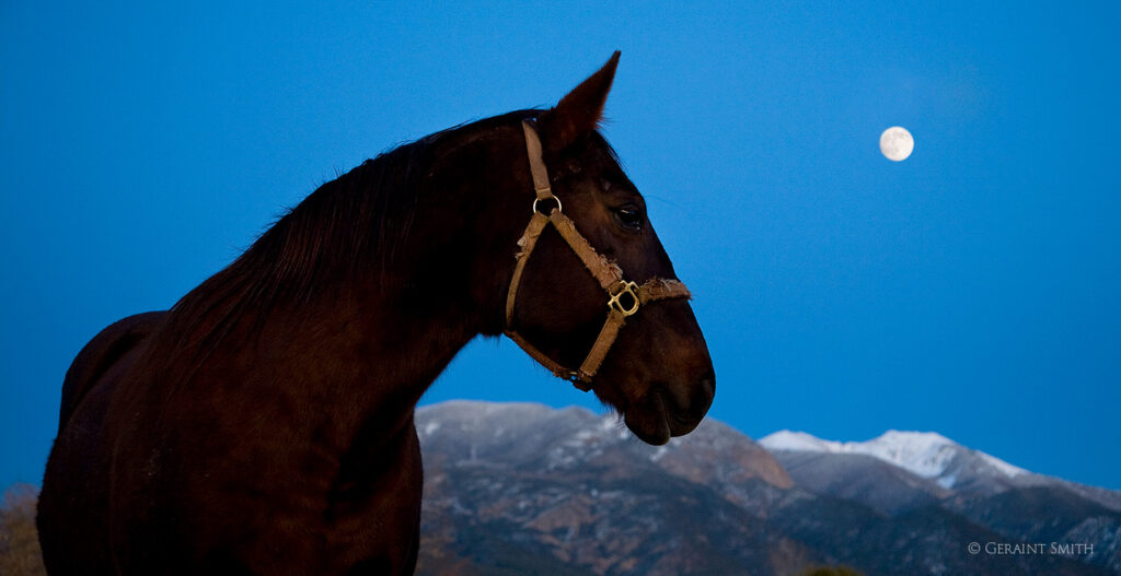 Northern New Mexico, Moonrise - 11-29-2023. | Geraint Smith Photography